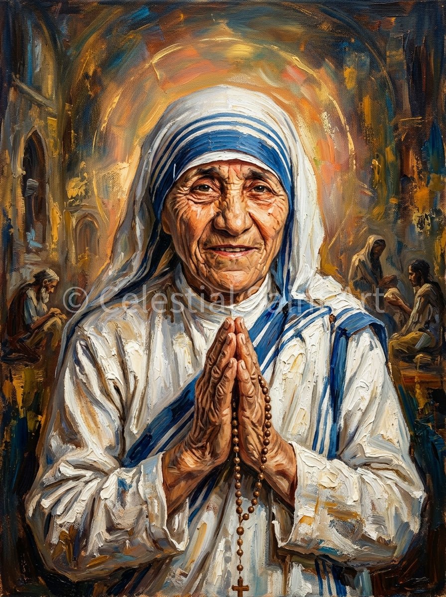 St. Mother Teresa Of Calcutta - Digital Print | High Resolution | Inst ...