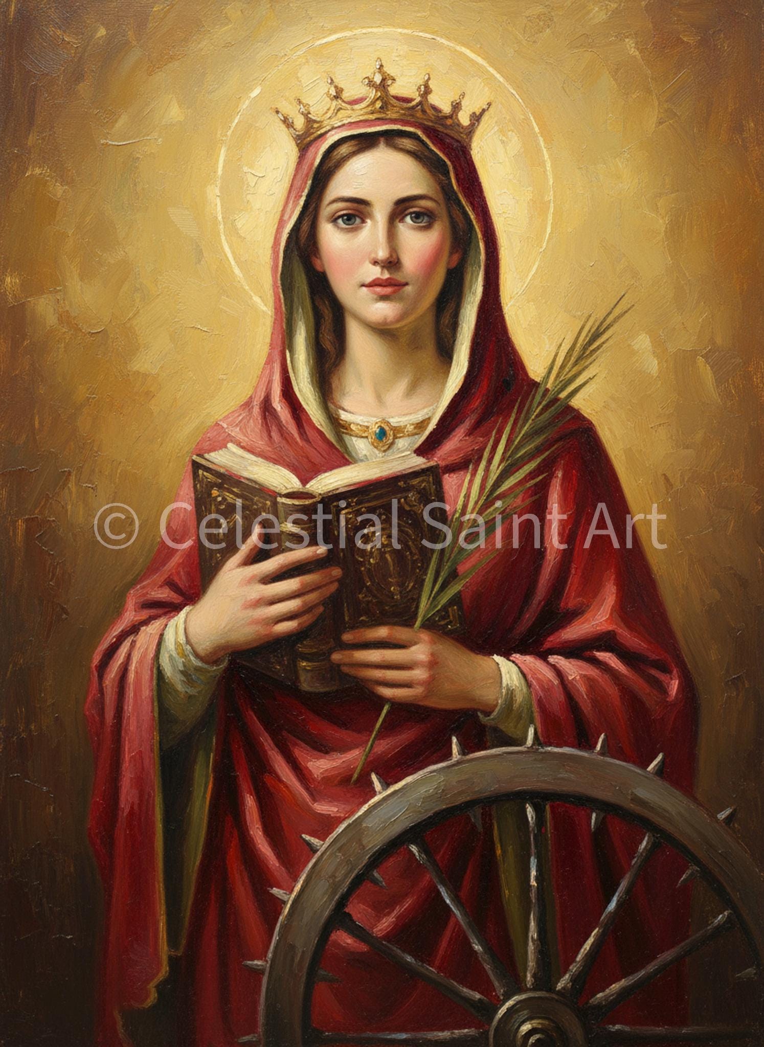 St. Catherine of Alexandria - Digital Print | High Resolution | Instan ...