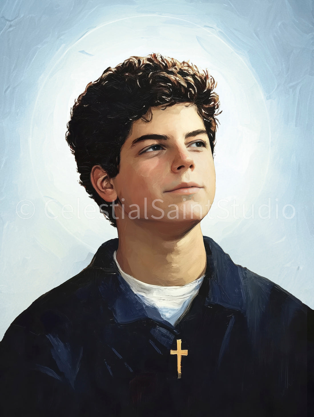 Blessed Carlo Acutis | Catholic Art Poster – CelestialSaintStudio