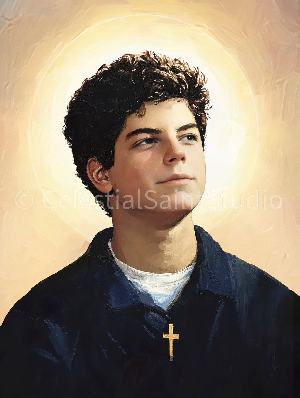 Blessed Carlo Acutis | Catholic Art Poster – CelestialSaintStudio