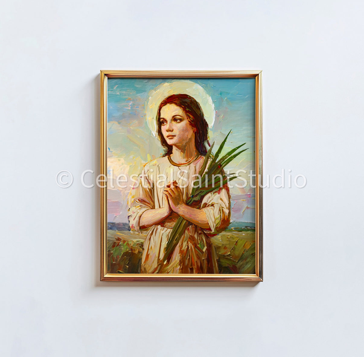 St. Maria Goretti Catholic Printable | Digital Art – CelestialSaintStudio