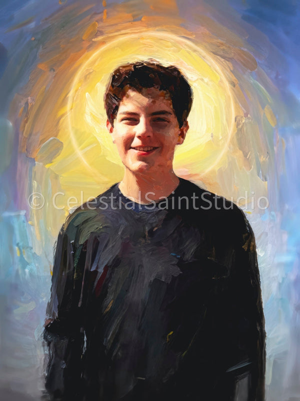 Blessed Carlo Acutis | Catholic Digital Art – CelestialSaintStudio