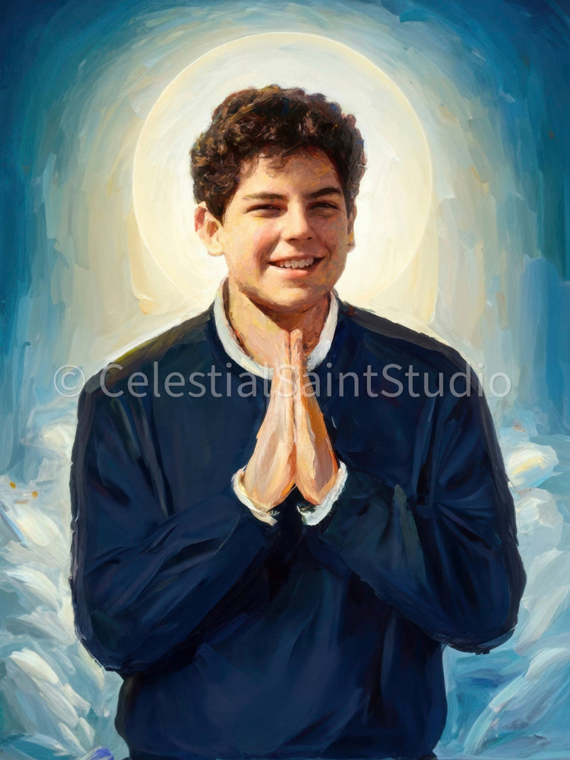 Blessed Carlo Acutis | Catholic Saints Poster – CelestialSaintStudio