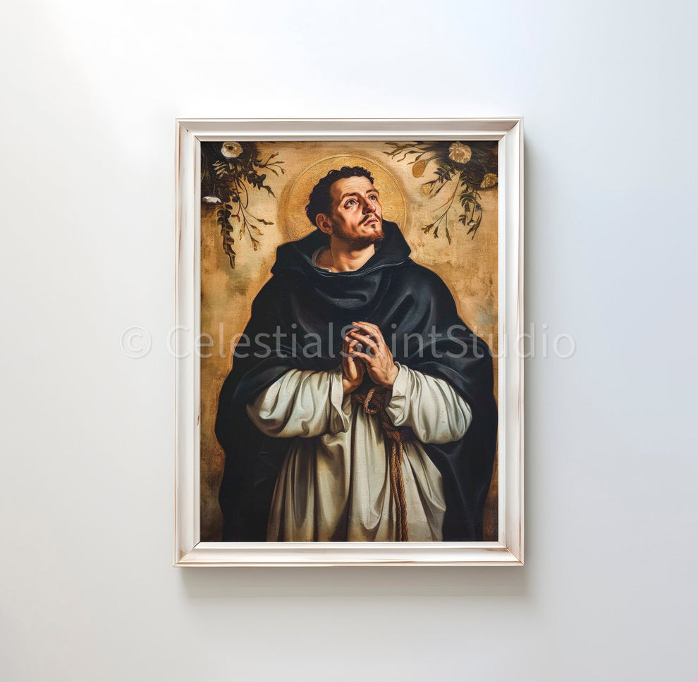 St. Dominic Catholic Printable | Digital Download – CelestialSaintStudio