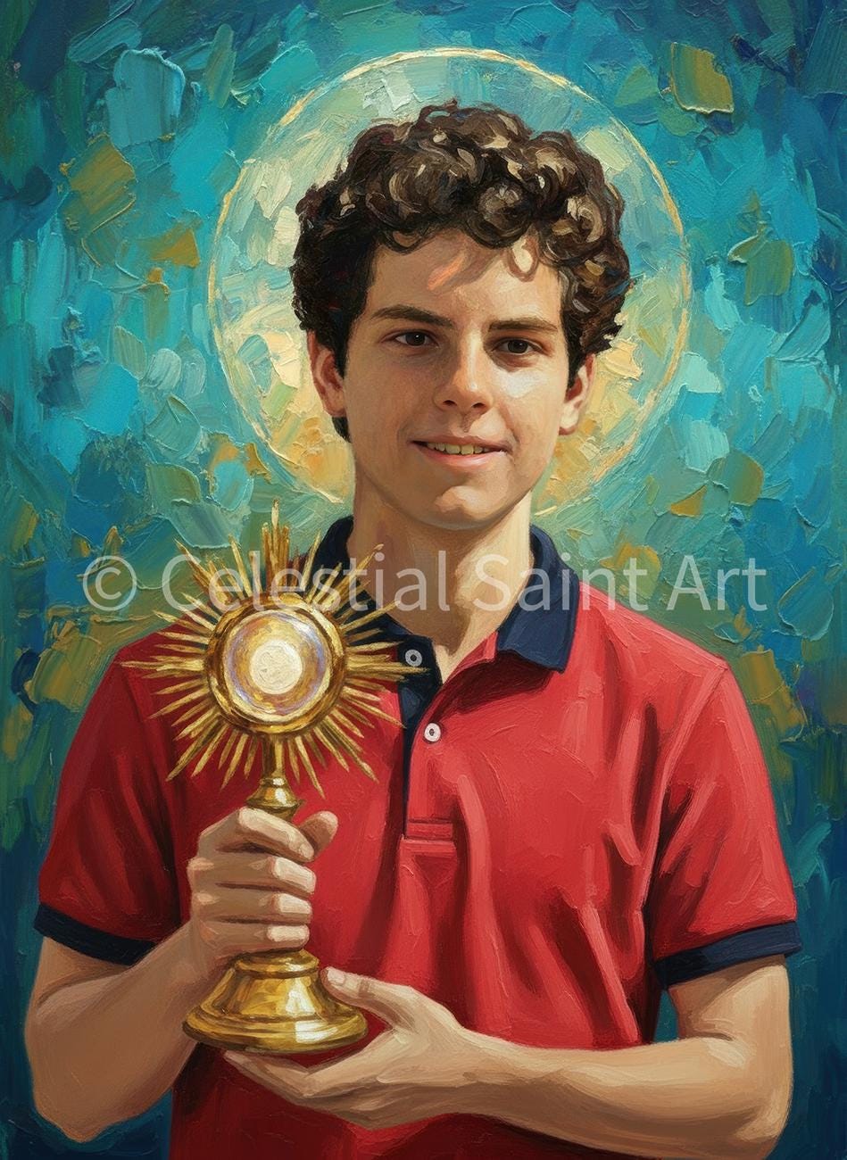 Saint Carlo Acutis - Digital Print | High Resolution | Instant Access ...